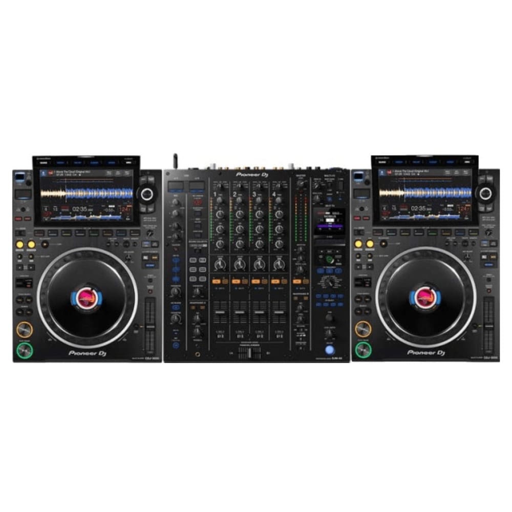 2 X Pioneer CDJ 3000 1 X Pioneer DJM-A9 in cases - Crew Licht en Geluid