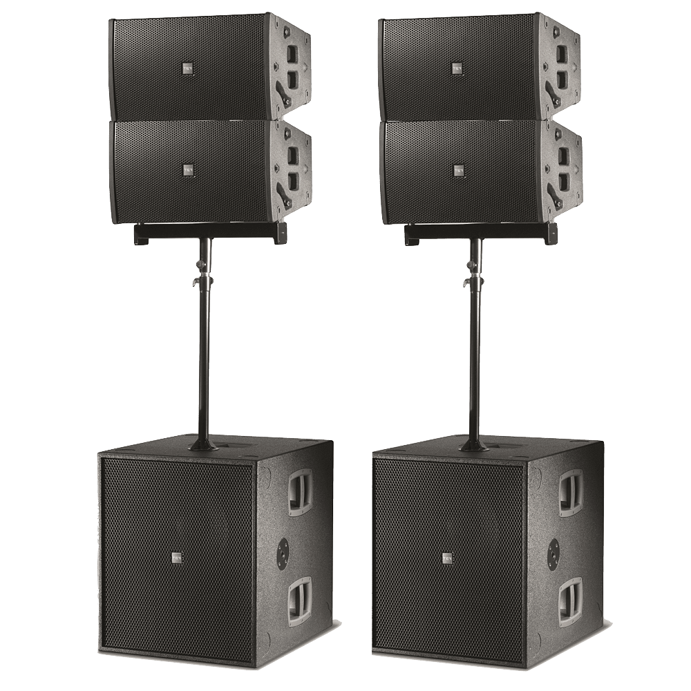 FBT HORIZON ACTIEVE LINE ARRAY SET 7.6 KW RMS ± 500 T/M 700 PERS - Crew ...